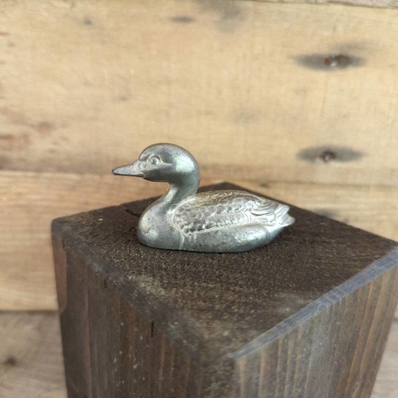 Salisbury Pewter | Accents | Vintage 25 Mini Pewter Duck Figure By ...